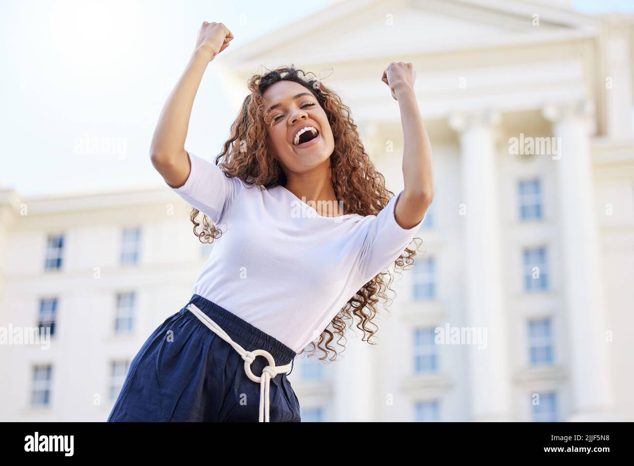 Celebrating outside hi-res stock photography and images - Alamy