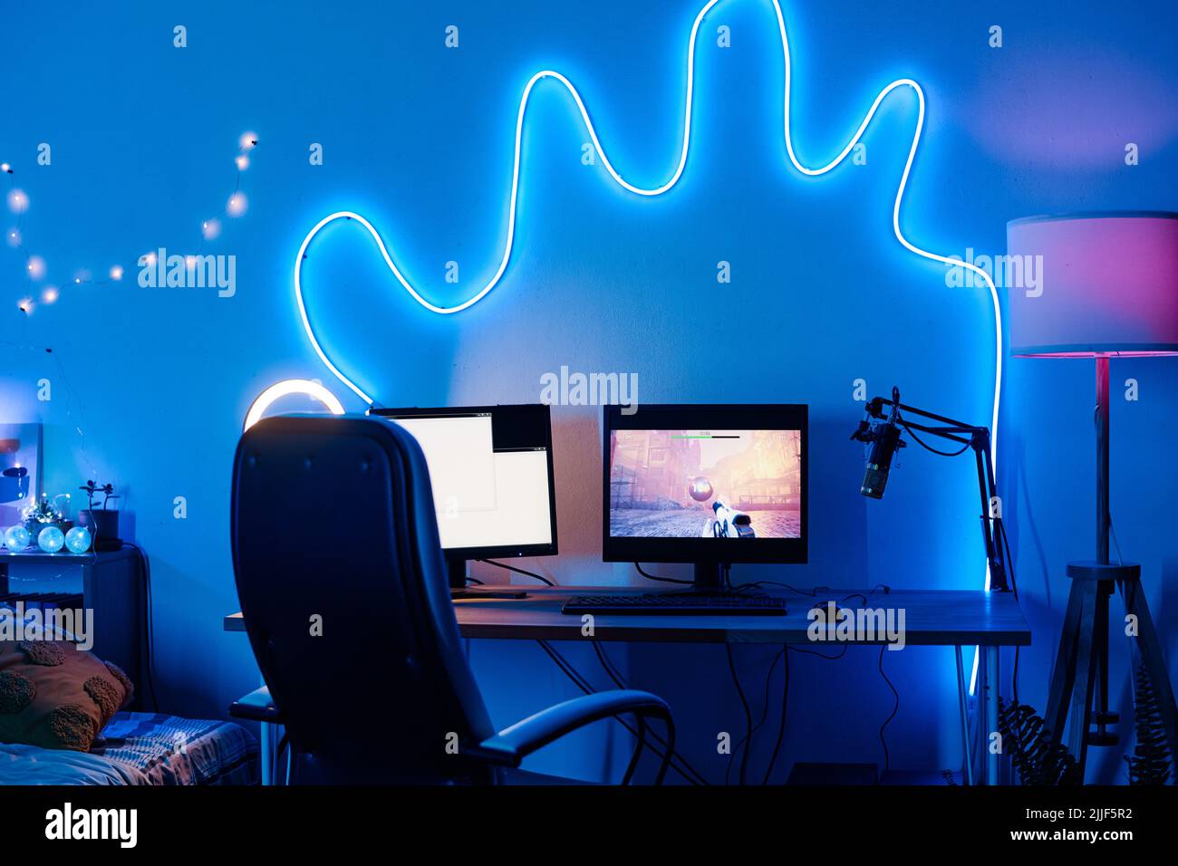 Game streamer room design hi-res stock photography and images - Alamy