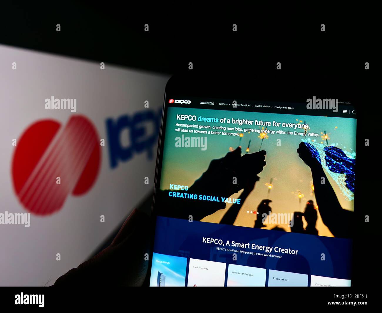 Kepco logo hi-res stock photography and images - Alamy