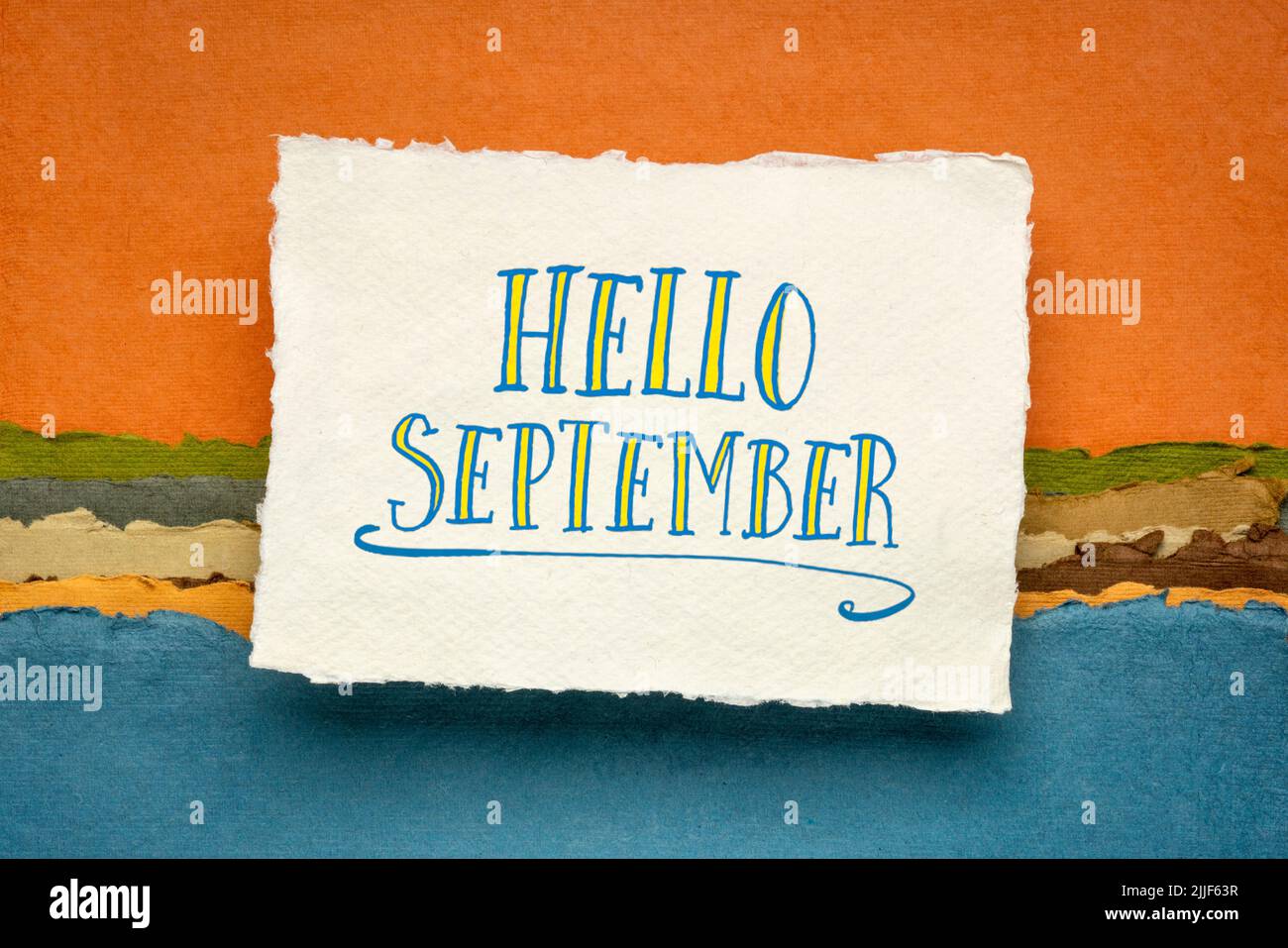 Summer landscape with handmade hi-res stock photography and images - Alamy