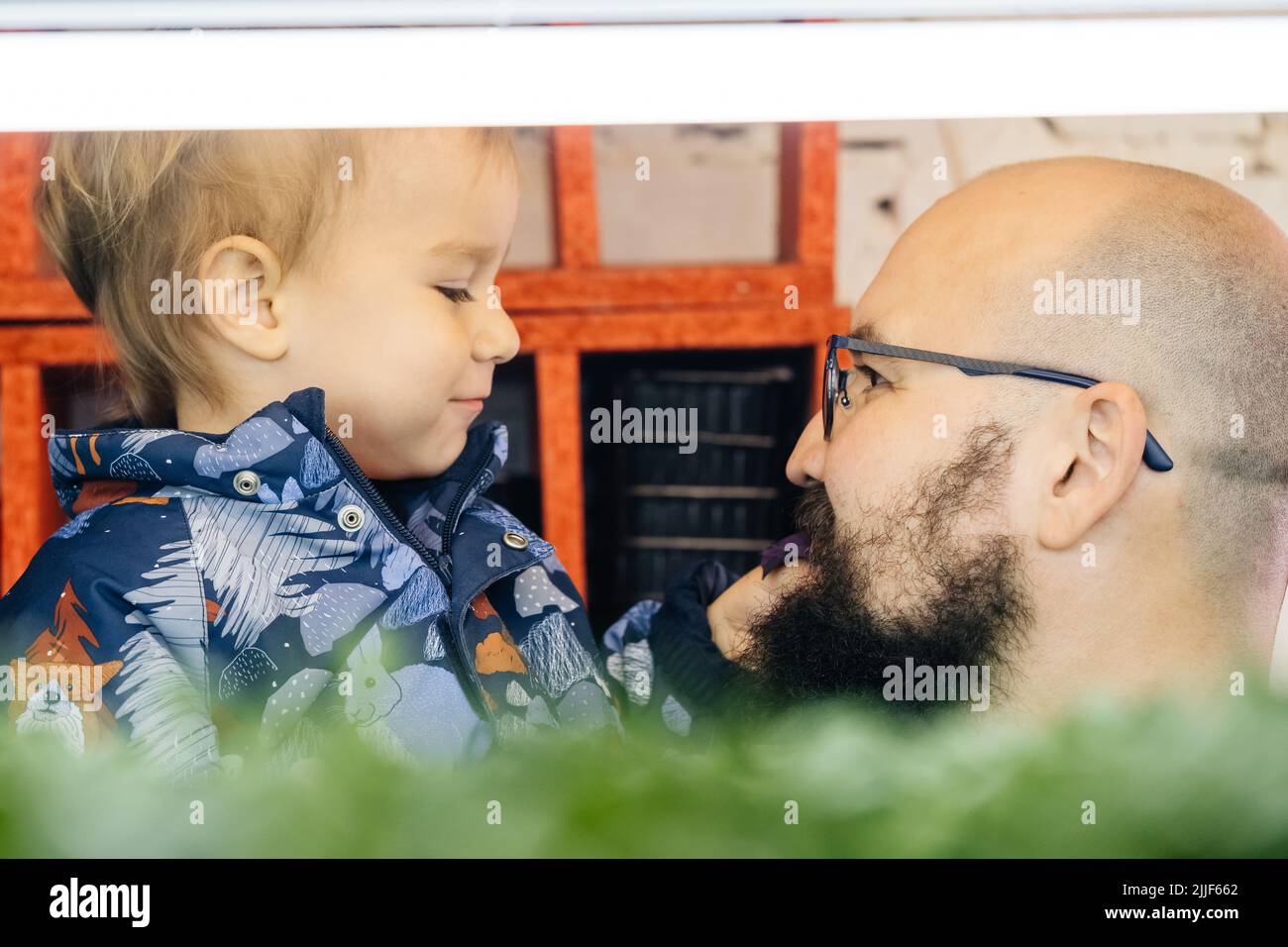 Child parent planting seeds hi-res stock photography and images - Alamy