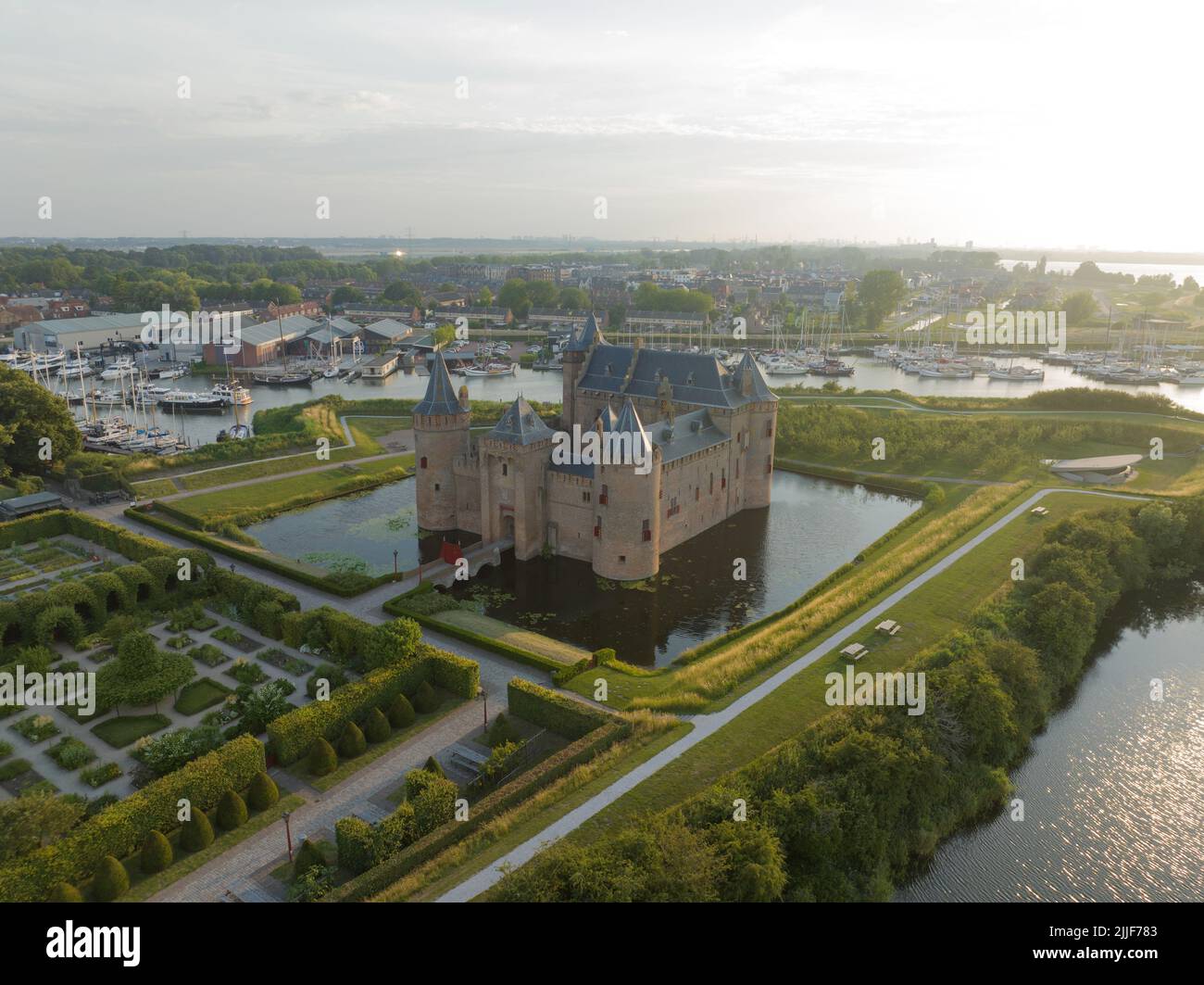 Muiderslot medieval stronghold castle restored heritage culture ...