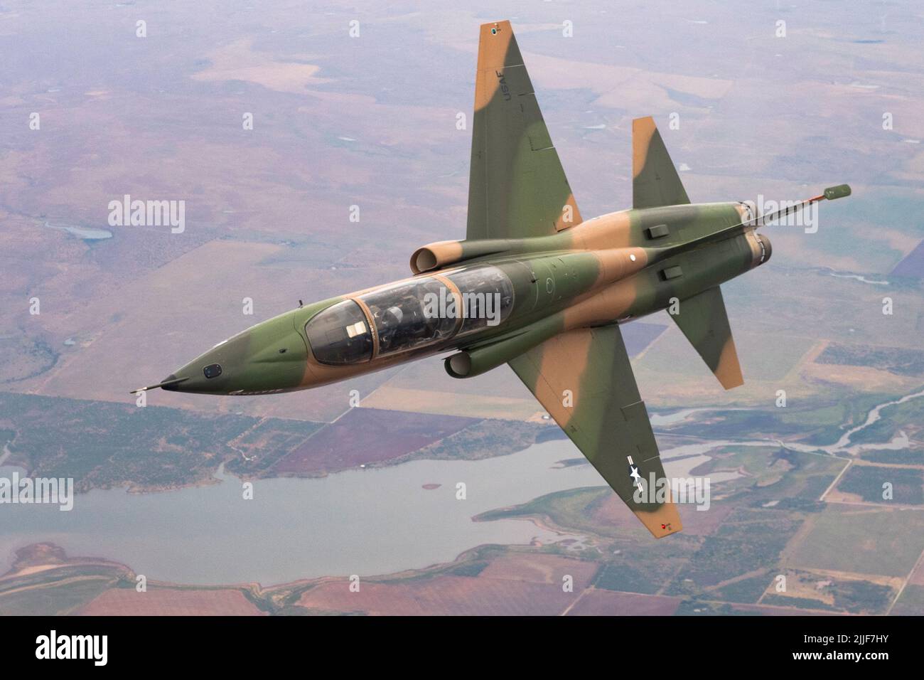 U.S. Air Force Maj. Logan Riordan, an instructor pilot assigned to the ...