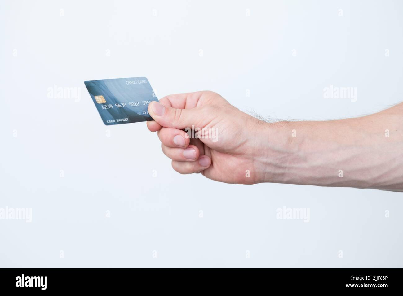 credit debit card money finance payment hand hold Stock Photo - Alamy