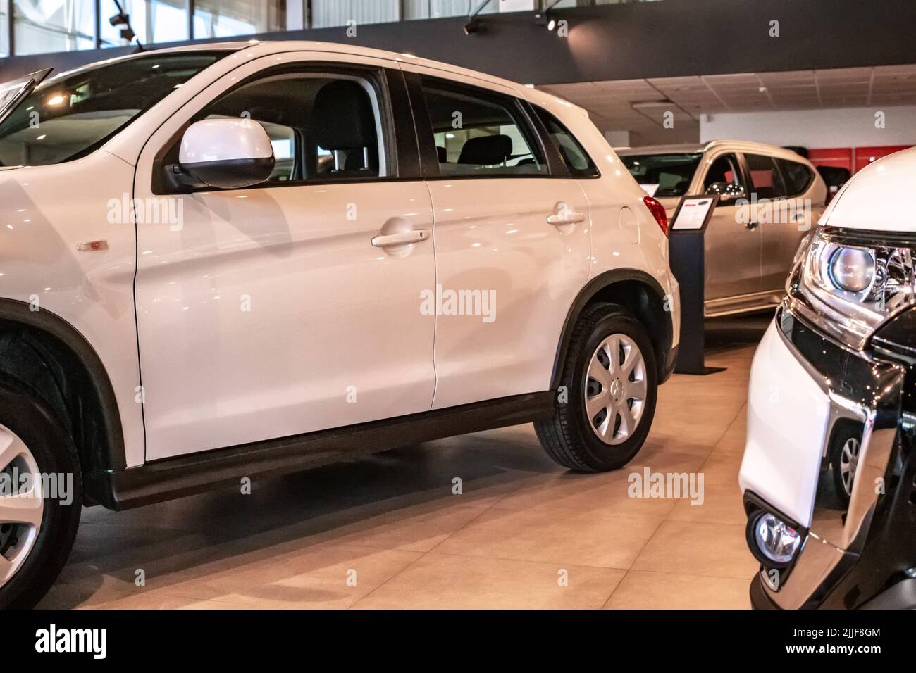 Stock of cars in showroom of automobile dealer Stock Photo - Alamy