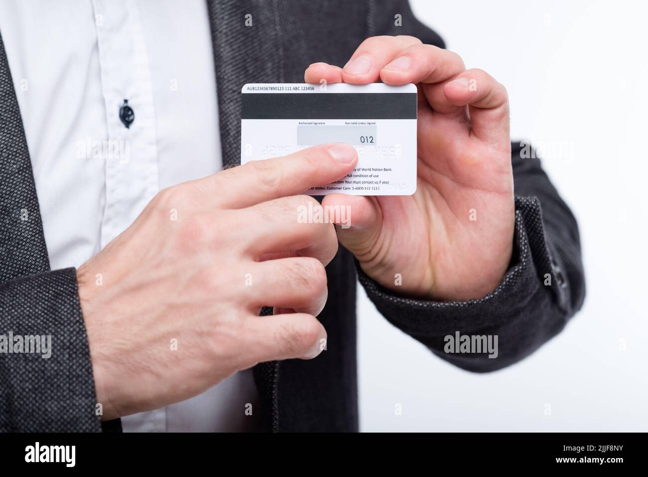 credit card CVV2 code online payment security Stock Photo - Alamy