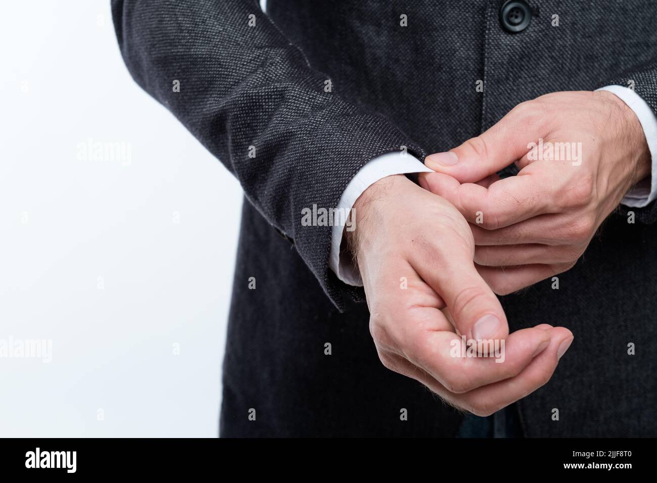 Adjusting sleeve hi-res stock photography and images - Alamy