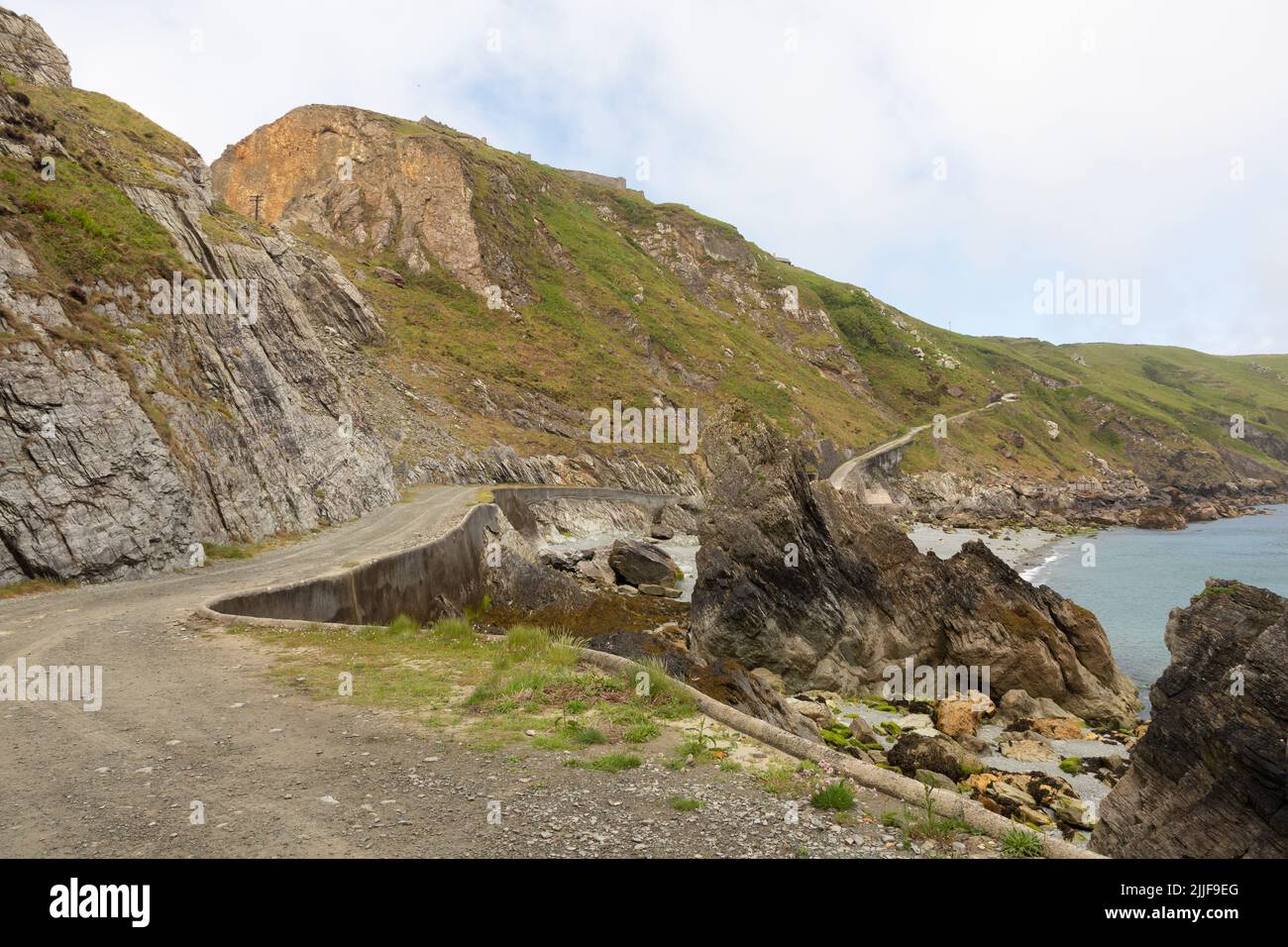 Uk lundy island village hi-res stock photography and images - Alamy