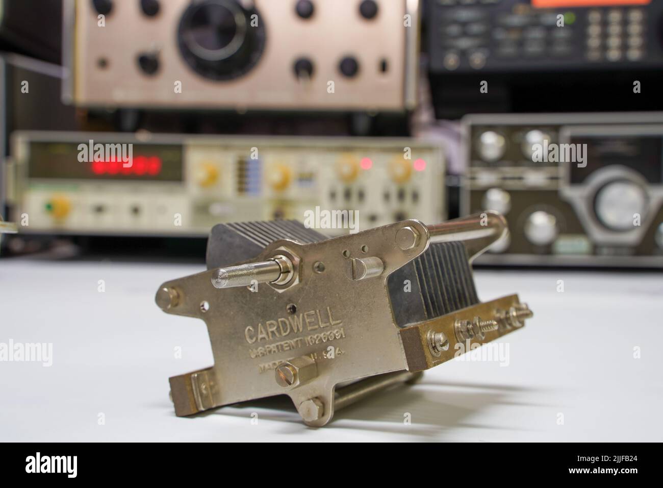 Hoogkerk, Netherlands, November 10, 2021: Tuning capacitor or Rotary ...
