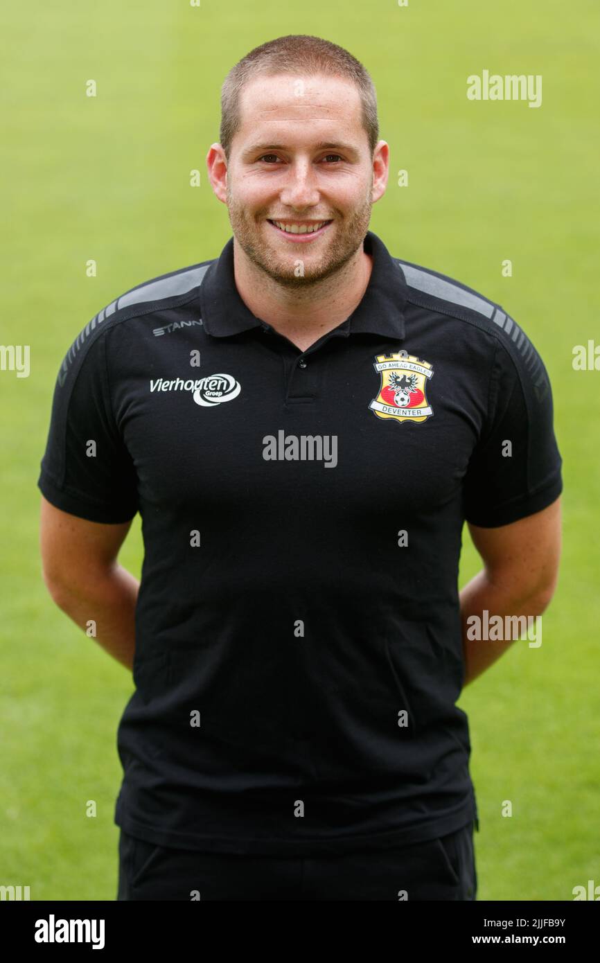 DEVENTER, NETHERLANDS - JULY 22: Max Jansen during the photocall of Go ...