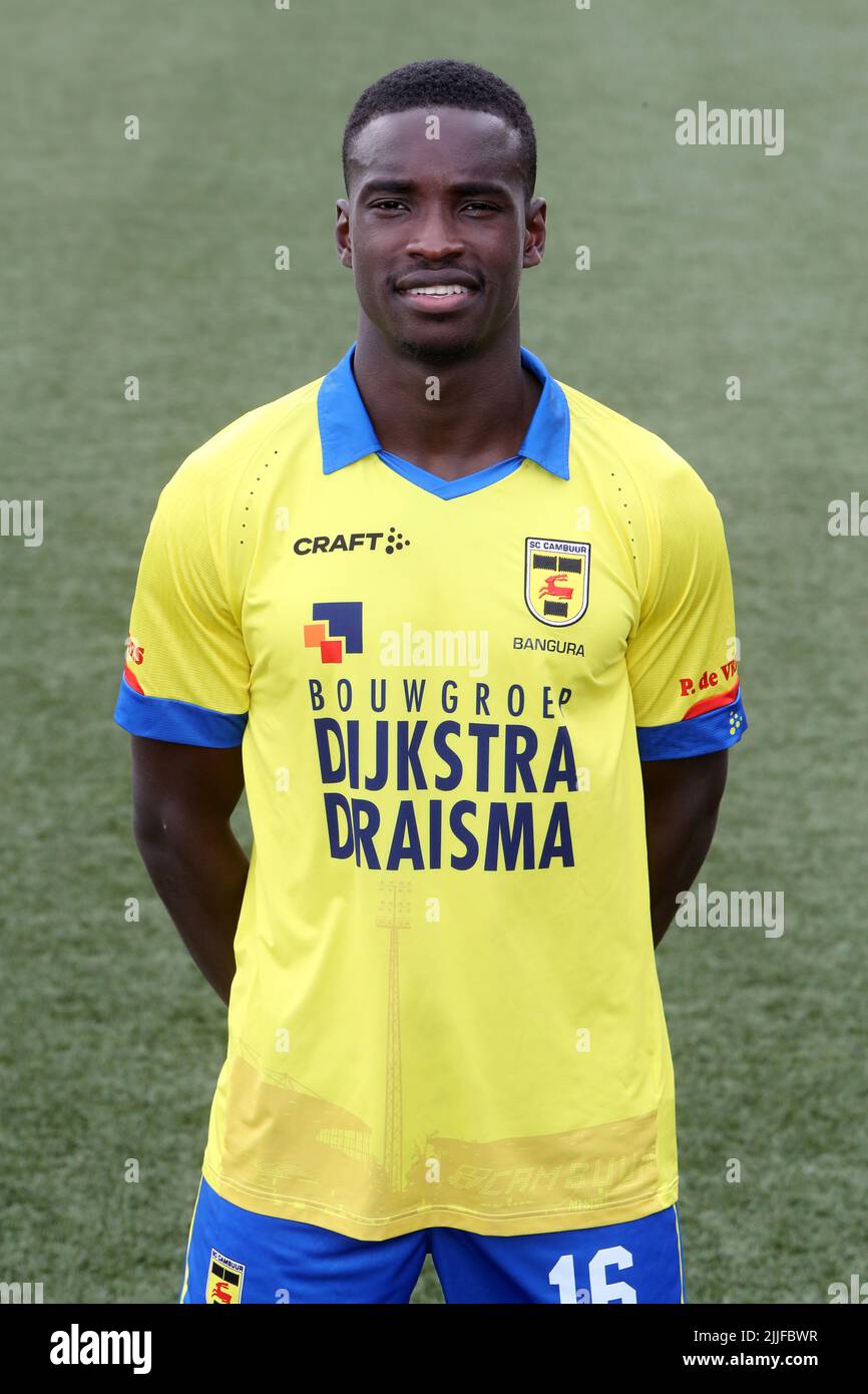 LEEUWARDEN, NETHERLANDS - JULY 25: Alex Bangura during the photocall of ...