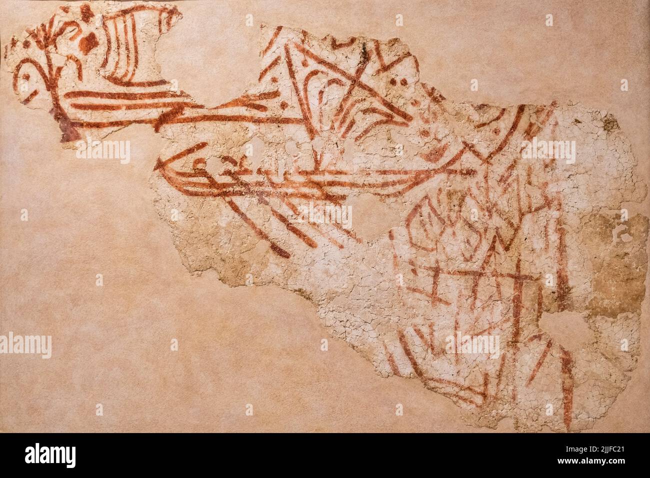 boats, about 1300, lime mortar and aggregates, anonymous, Plaza de la ...