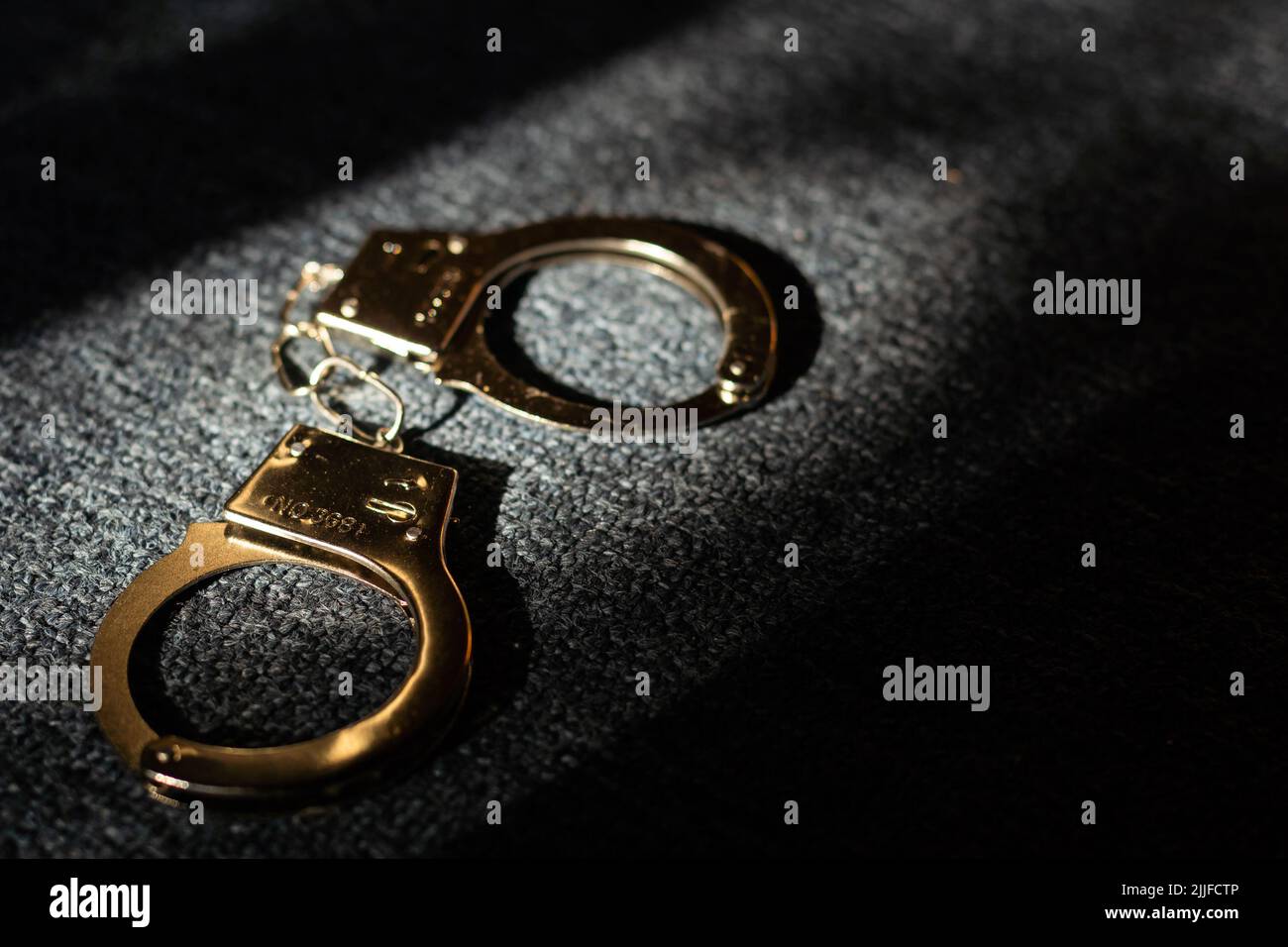 Rope handcuffs hi-res stock photography and images - Alamy