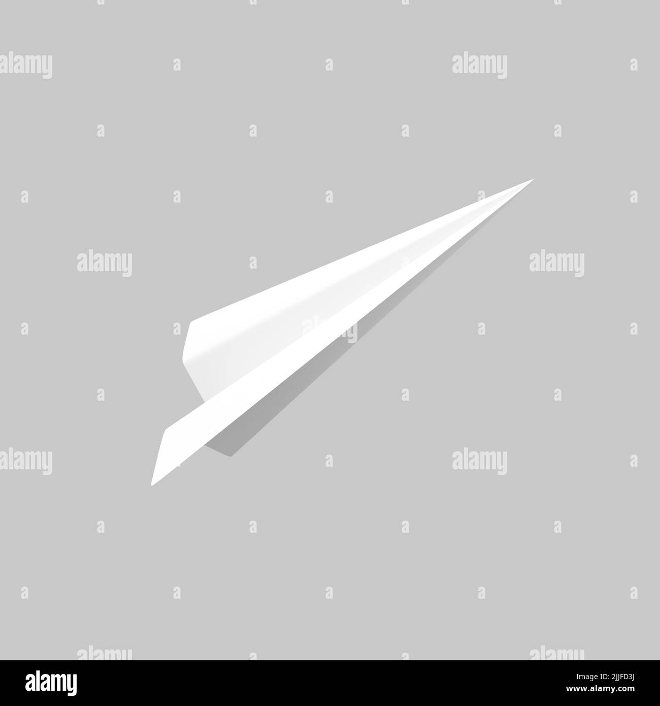 3d render paper airplane. 3d rendering white airplane. 3d render white ...