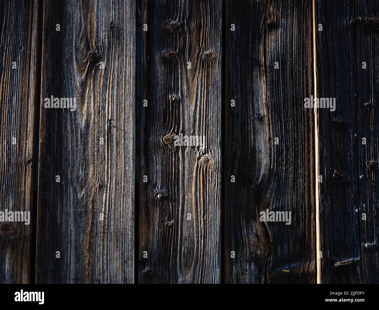 old dark rustic rough wooden texture Stock Photo - Alamy