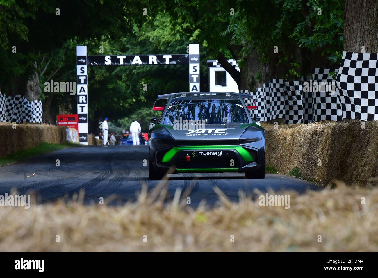 Oliver Bennett, First Corner FC1x, Electric Rallycross car, Sparks of ...