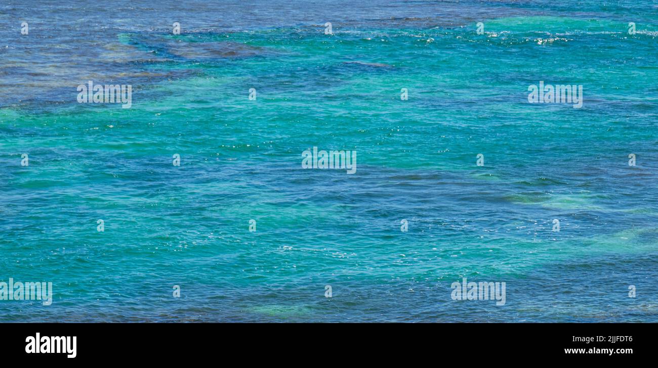 Emerald colour of the ocean Stock Photo - Alamy