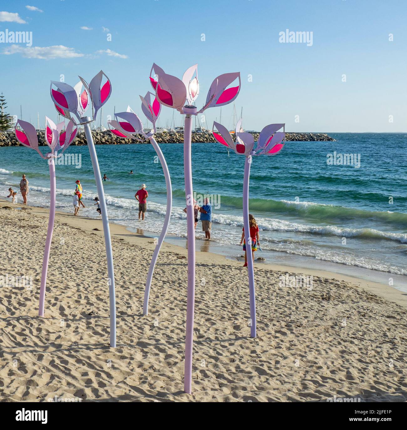 Sculpture At Bathers 2022 sculpture Wind Dancers by sculptor Melanie ...