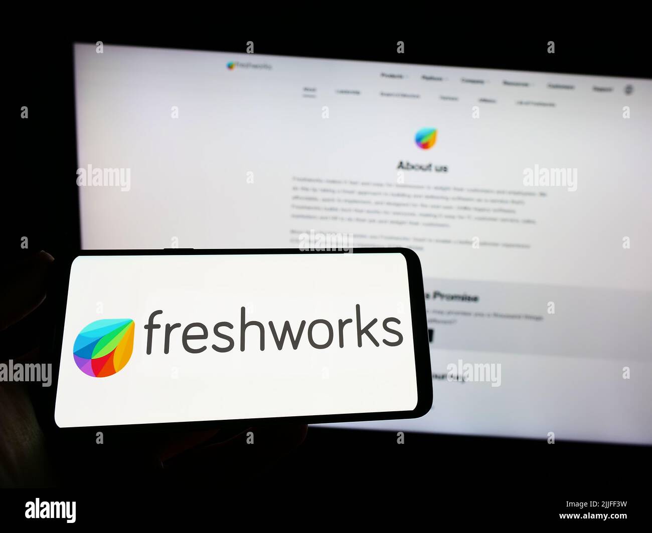 Freshworks logo hi-res stock photography and images - Alamy