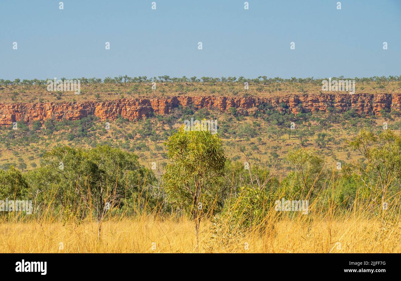 Escarpment and cliffs of Wunaamin Miliwundi Ranges Formerly King ...