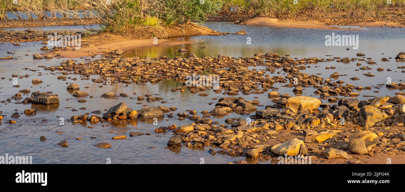 Pentecost River at low tide Durack Kimberley Western Australia Stock ...