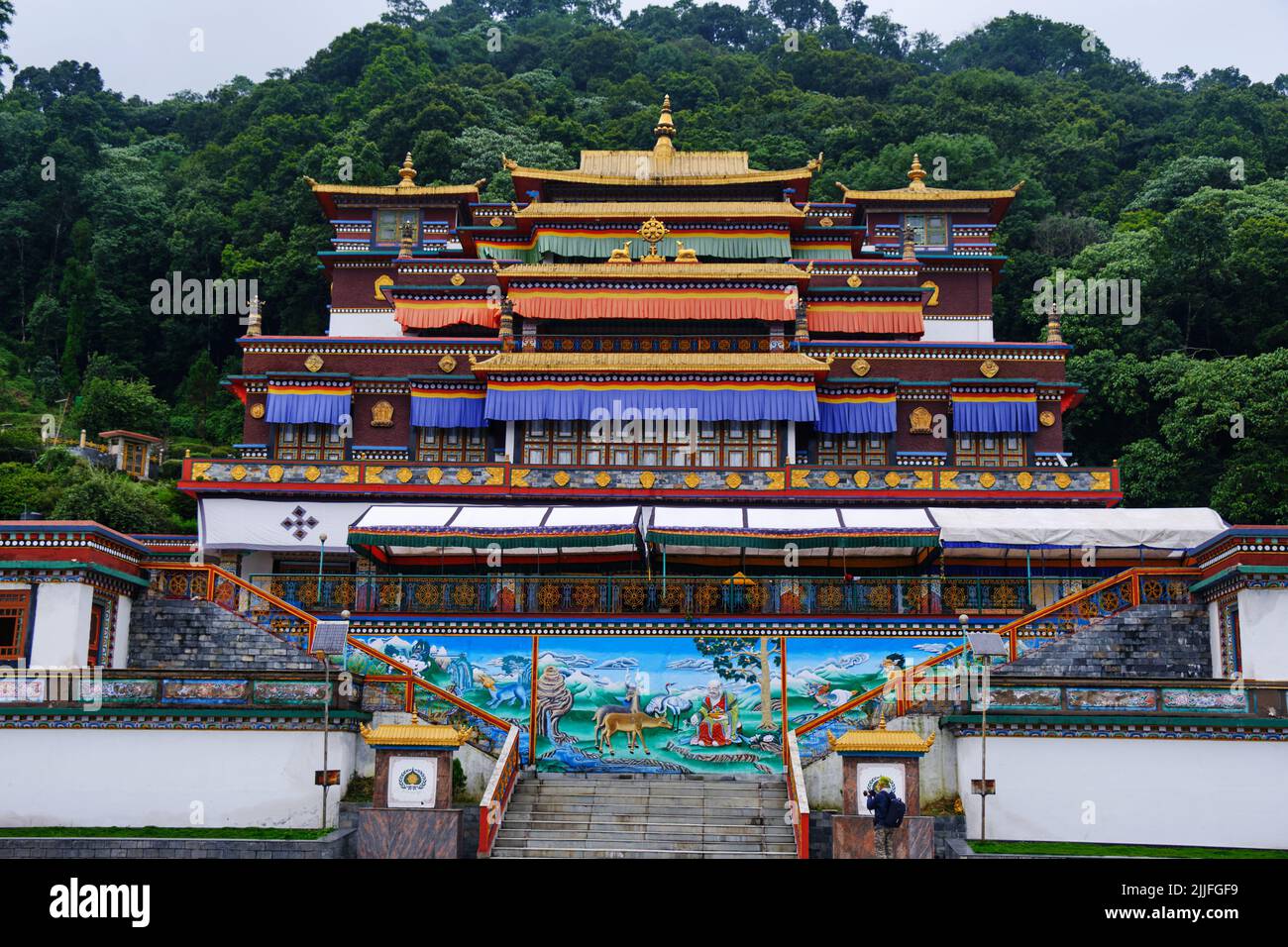 17 June 2022, Gangtok, Sikkim, Ranka (Lingdum or Pal Zurmang Kagyud ...