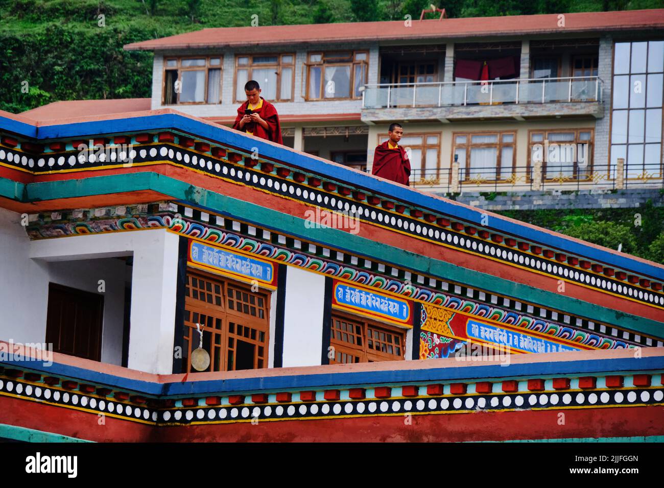 17 June 2022, Gangtok, Sikkim, Ranka (Lingdum or Pal Zurmang Kagyud ...