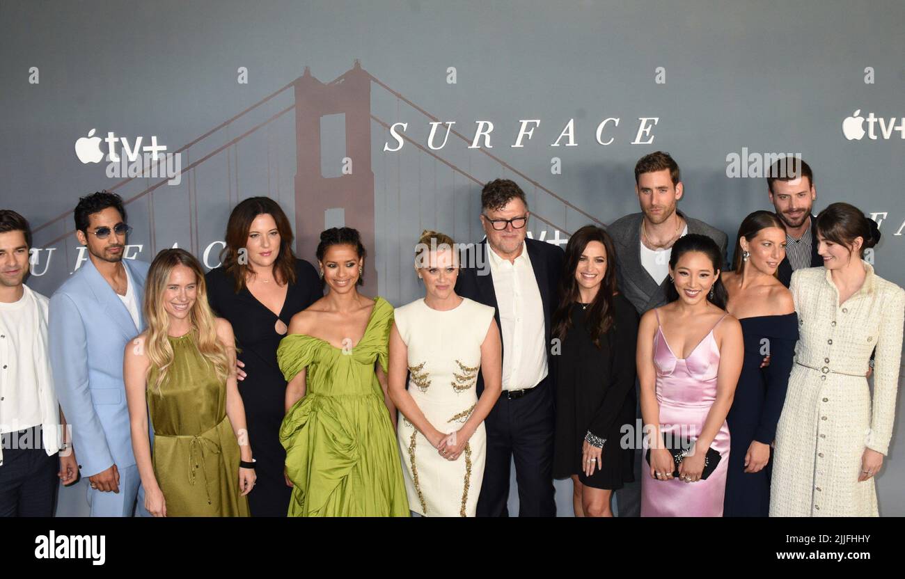 New York, NY, USA. 25th July, 2022. Cast at arrivals for SURFACE Series ...