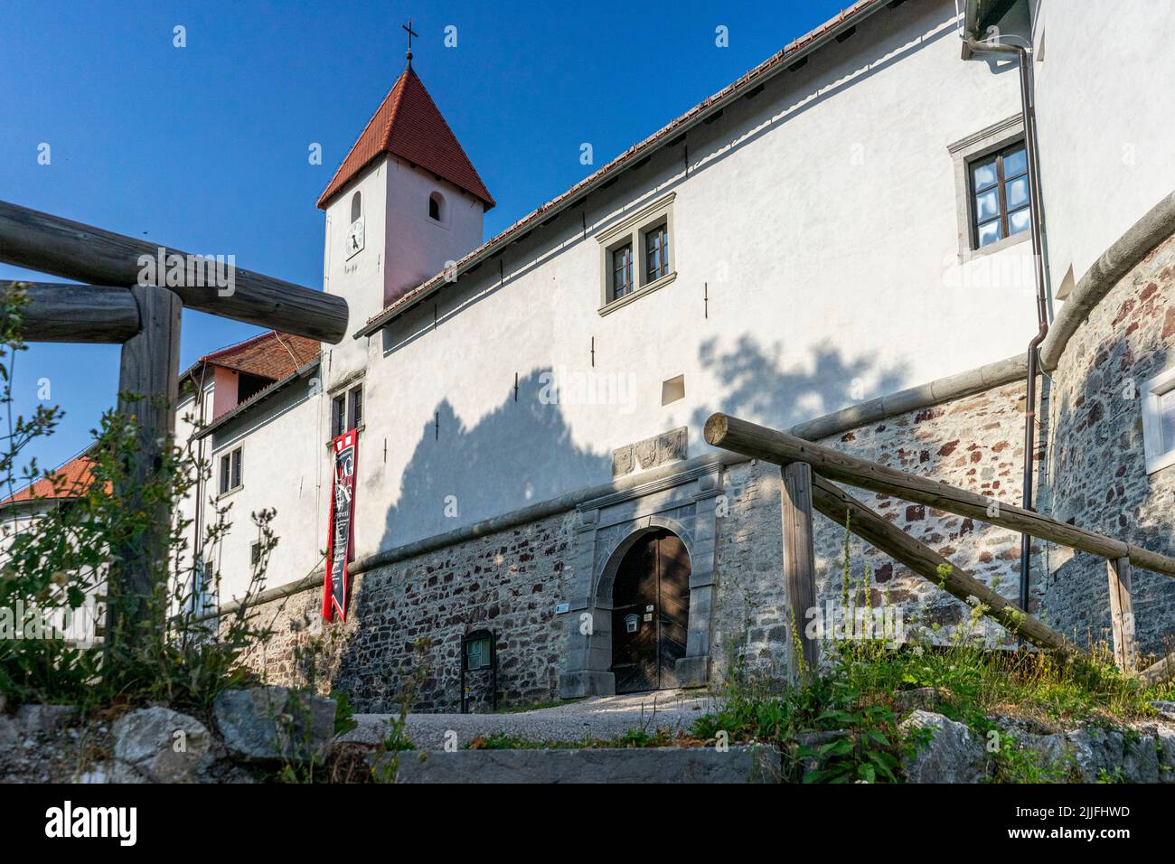 Turjak castle is one of the biggest still standing castles in Slovenia ...