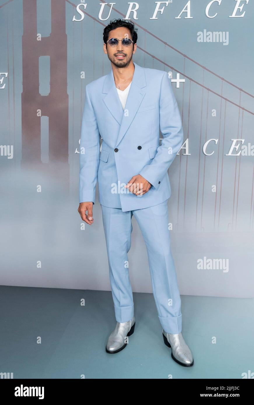 New York, US, July 25, 2022. Andres Joseph attends premiere of Apple ...