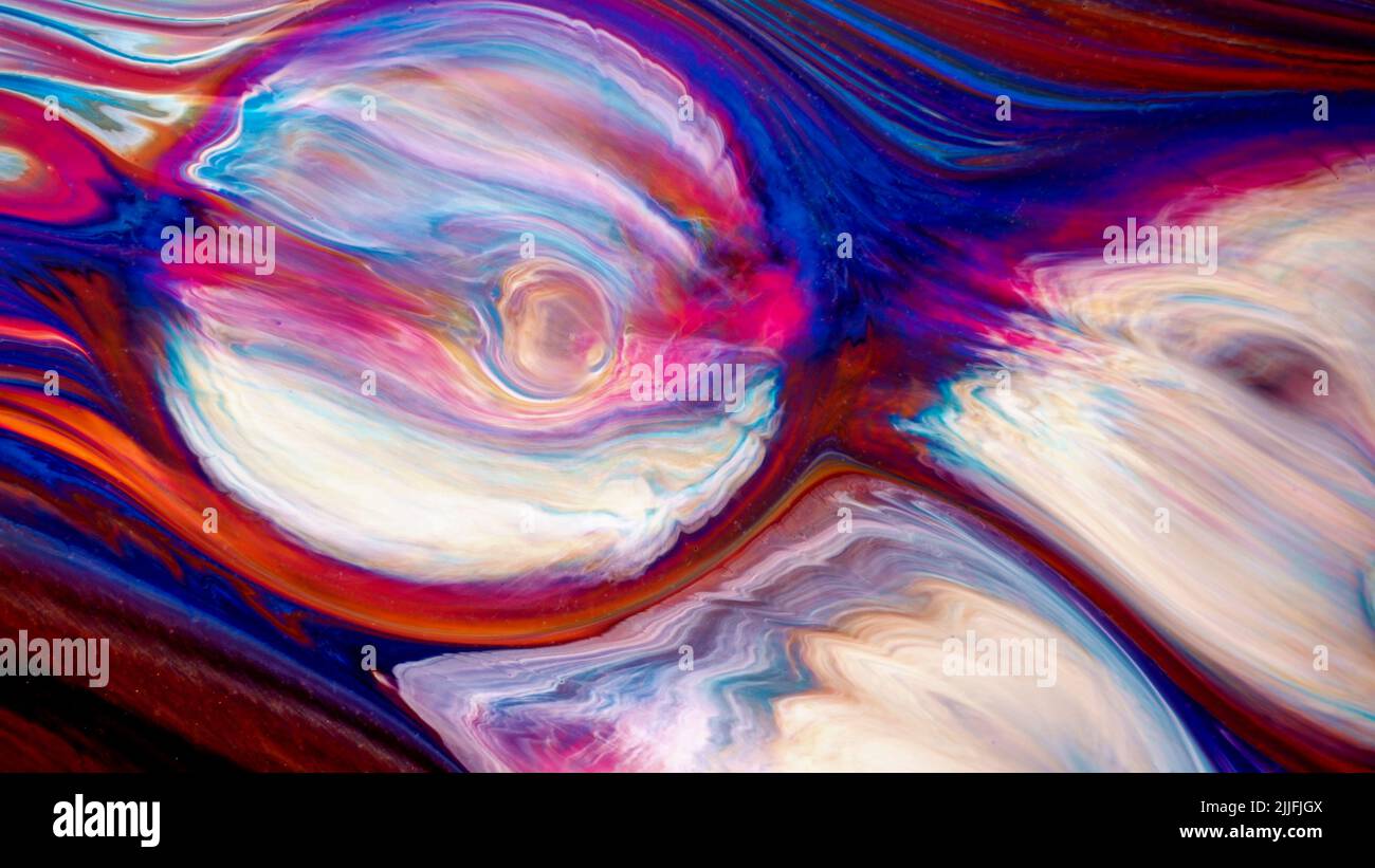 a Fluid art drawing, abstract acrylic texture with flowing effect Stock ...