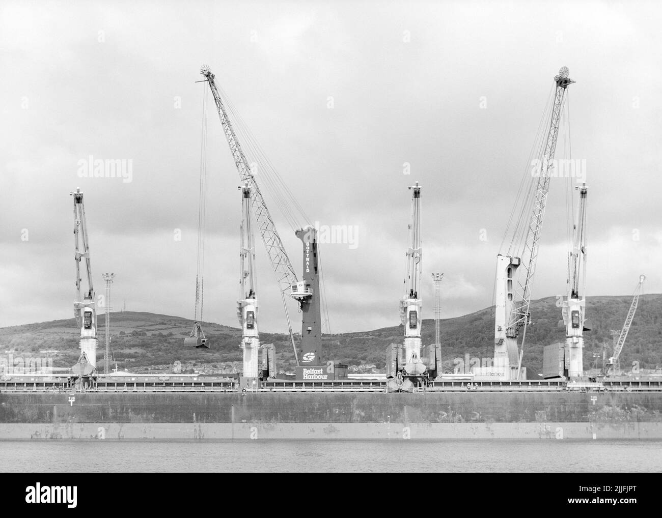 Belfast, UK - 4 July 2022: Bulk ship NICHOLAS at Belfast harbour for ...