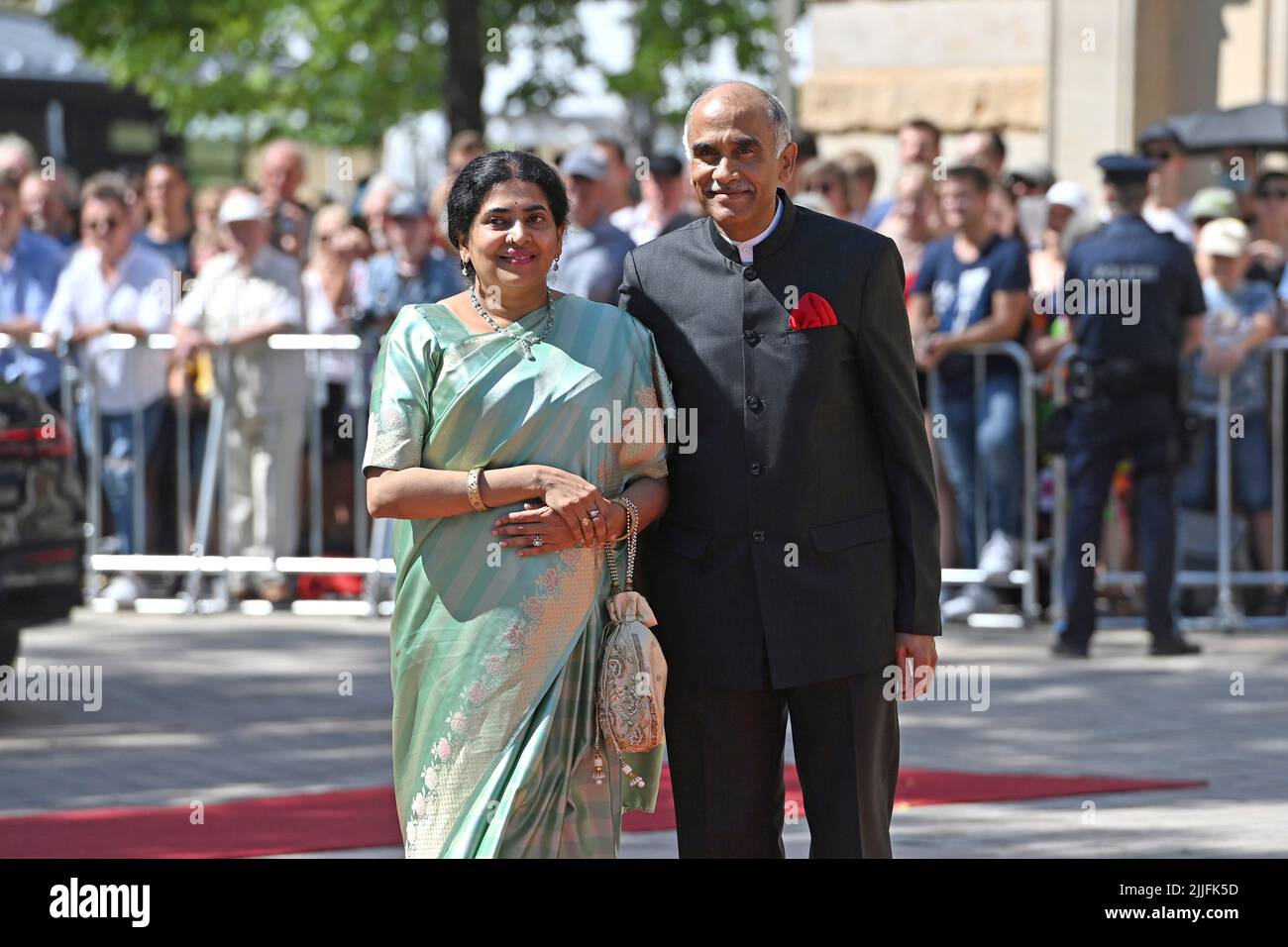 Bayreuth, Deutschland. 25th July, 2022. Ambassador of the Republic of ...