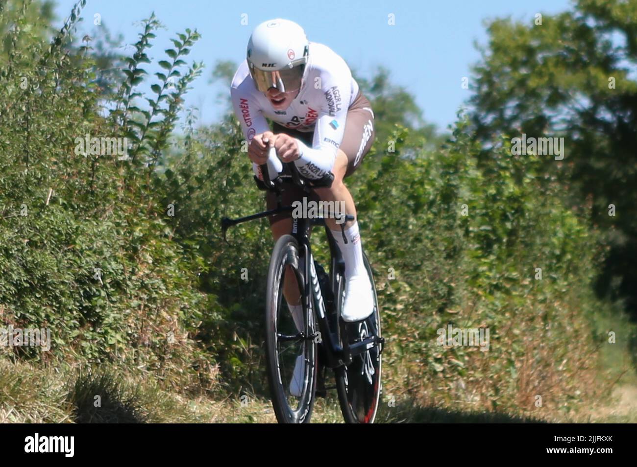 DEWULF Stan of AG2R Citro‘n Team during the Tour de France 2022, cycling race stage 20, time ...