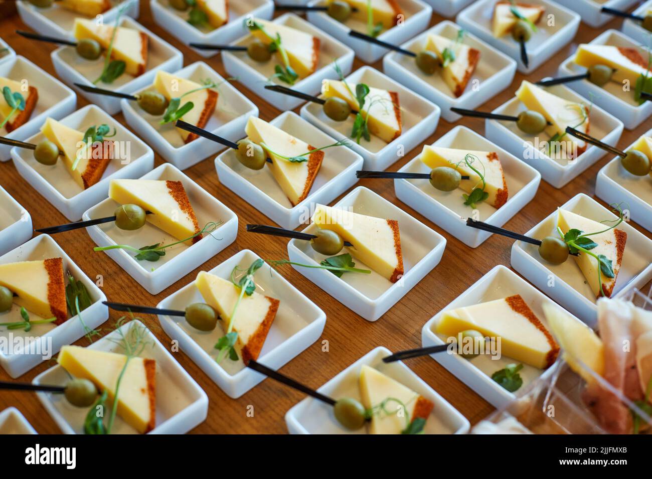 festive delicious buffet, snacks, catering, a wide variety of food ...