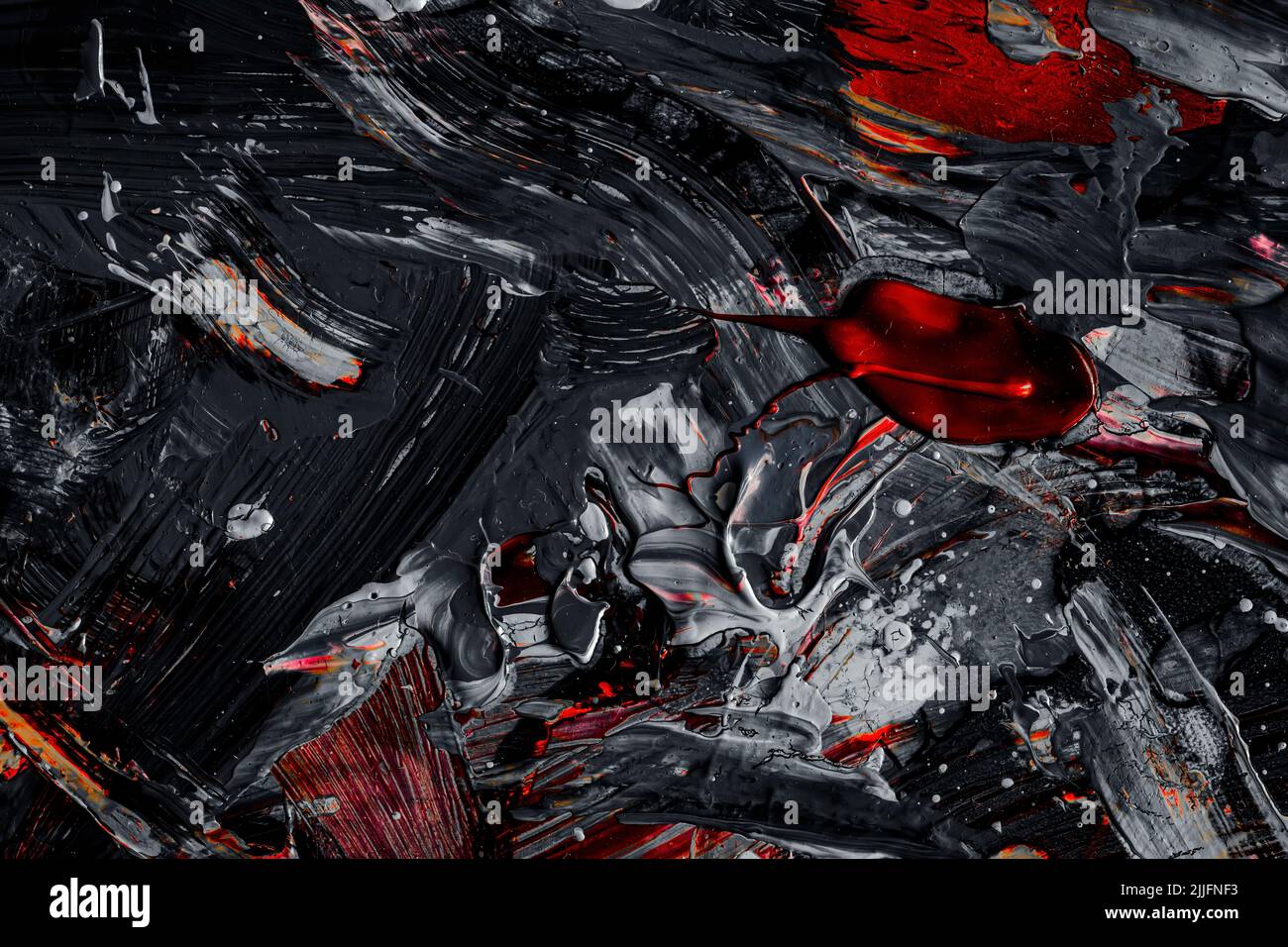 Abstract Volcano Painting