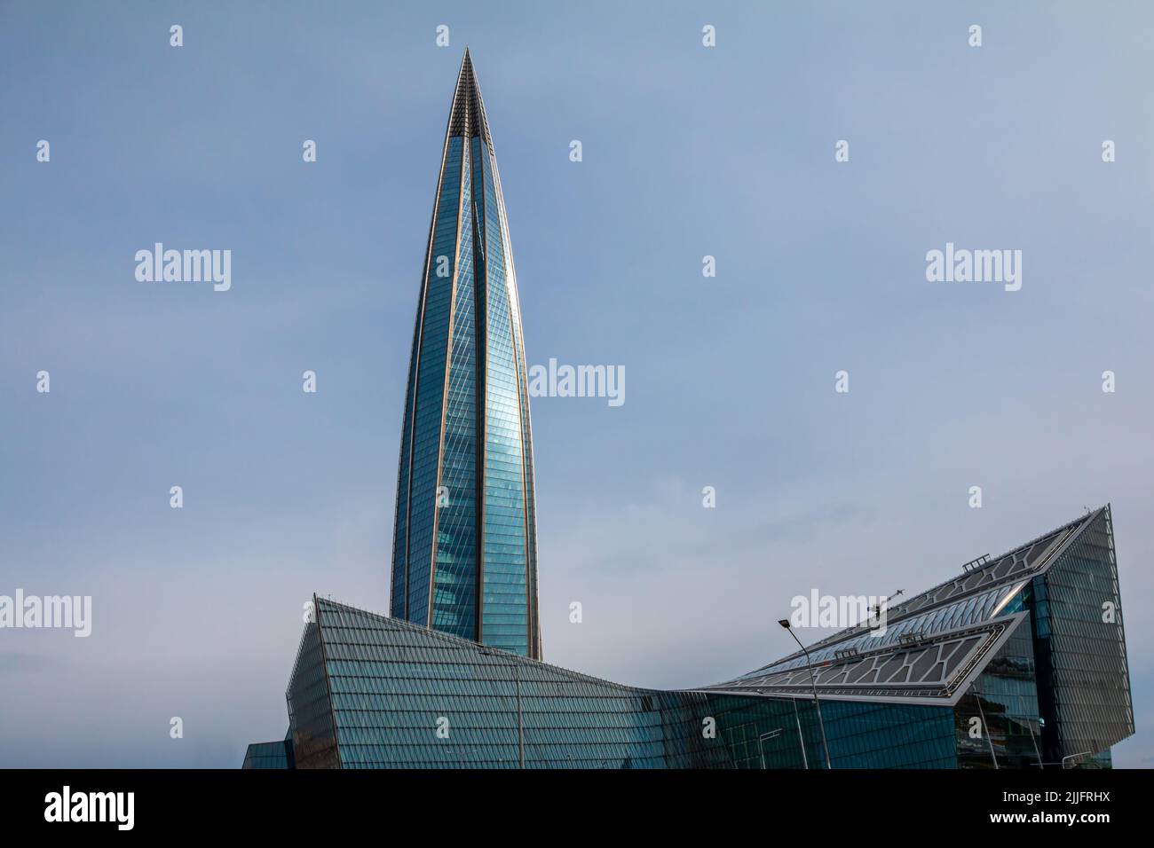 The Lakhta Center is an 87-story skyscraper, Saint Petersburg, Russia ...