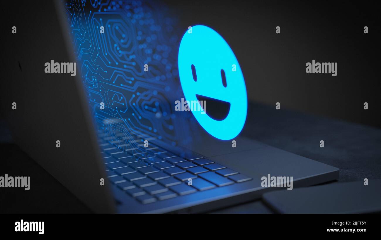 Happy client review customer feedback satisfaction 3D Render Stock ...