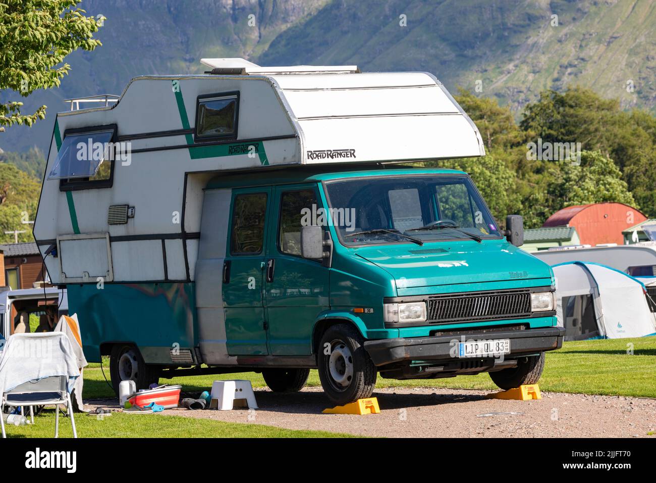 Glencoe in the Scottish highlands and Invercoe caravan and motorhomes ...