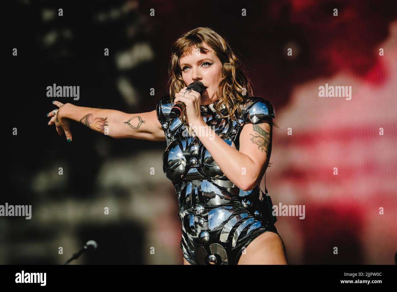 Stockholm, Sweden. 02nd, July 2022. The Swedish singer and songwriter ...