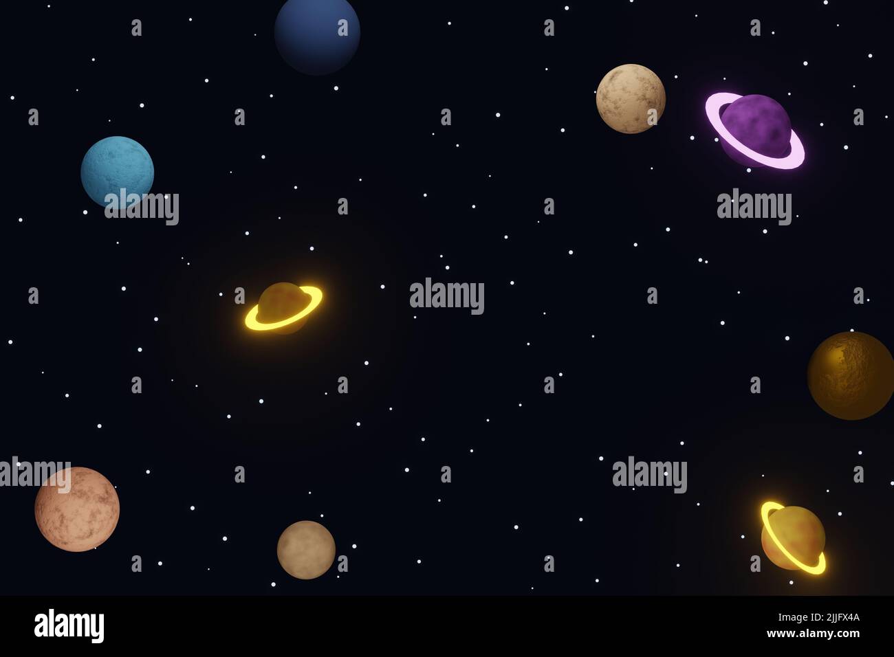 Universe Stars Planets And Themes
