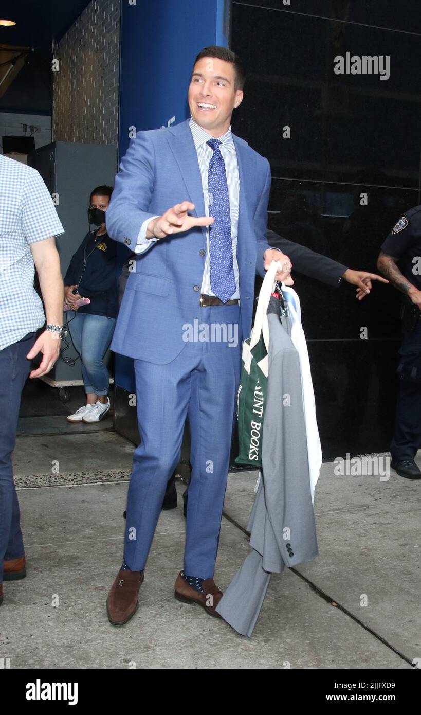 July 25, 2022 Will Reeve on the set of Good Morning America in New York July 25, 2022 Credit:RW ...