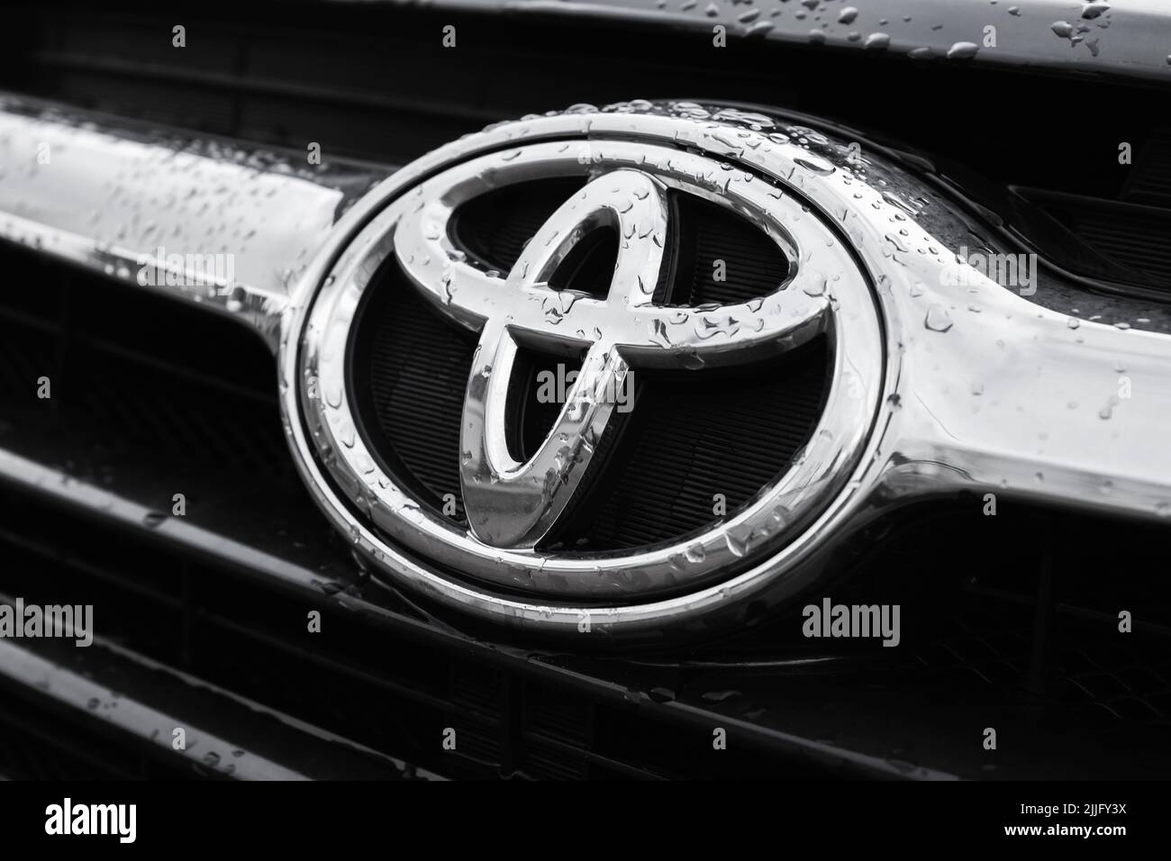 Saint-Petersburg, Russia - April 2, 2021: Toyota Motor Corporation ...