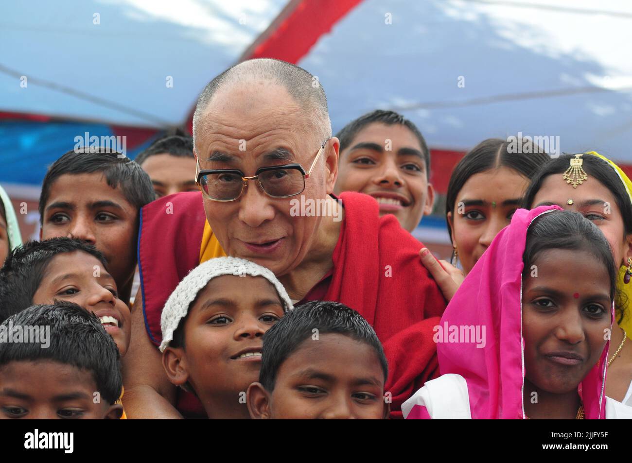 the 14th Dalai Lama of Tibet Stock Photo - Alamy