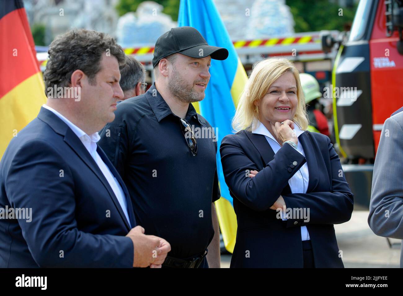 Non Exclusive: KYIV, UKRAINE - JULY 25, 2022 - Germany's Federal ...