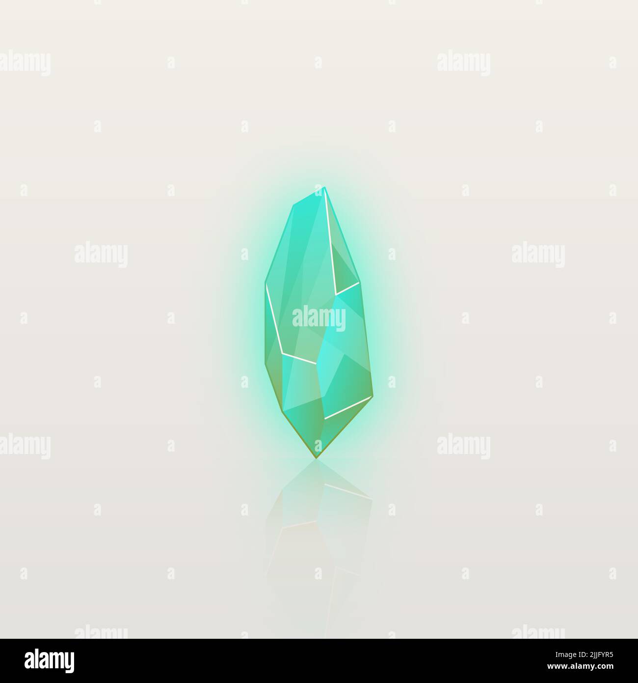 Glowing Glow Gemstone Gem With Background Stock Photo - Alamy