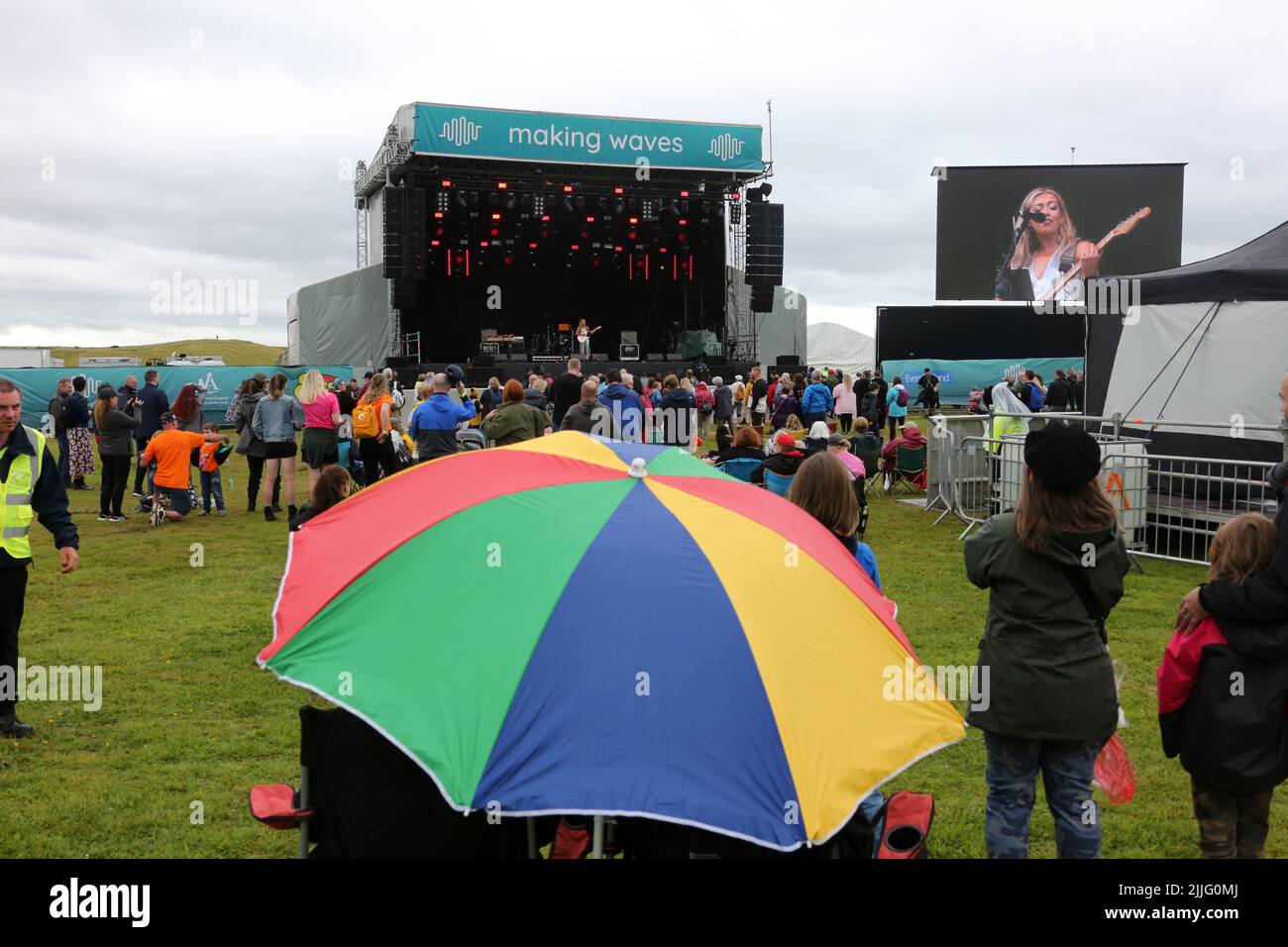 Irvine, Ayrshire, Scotland, UK. The first inaugral concert Making Waves ...