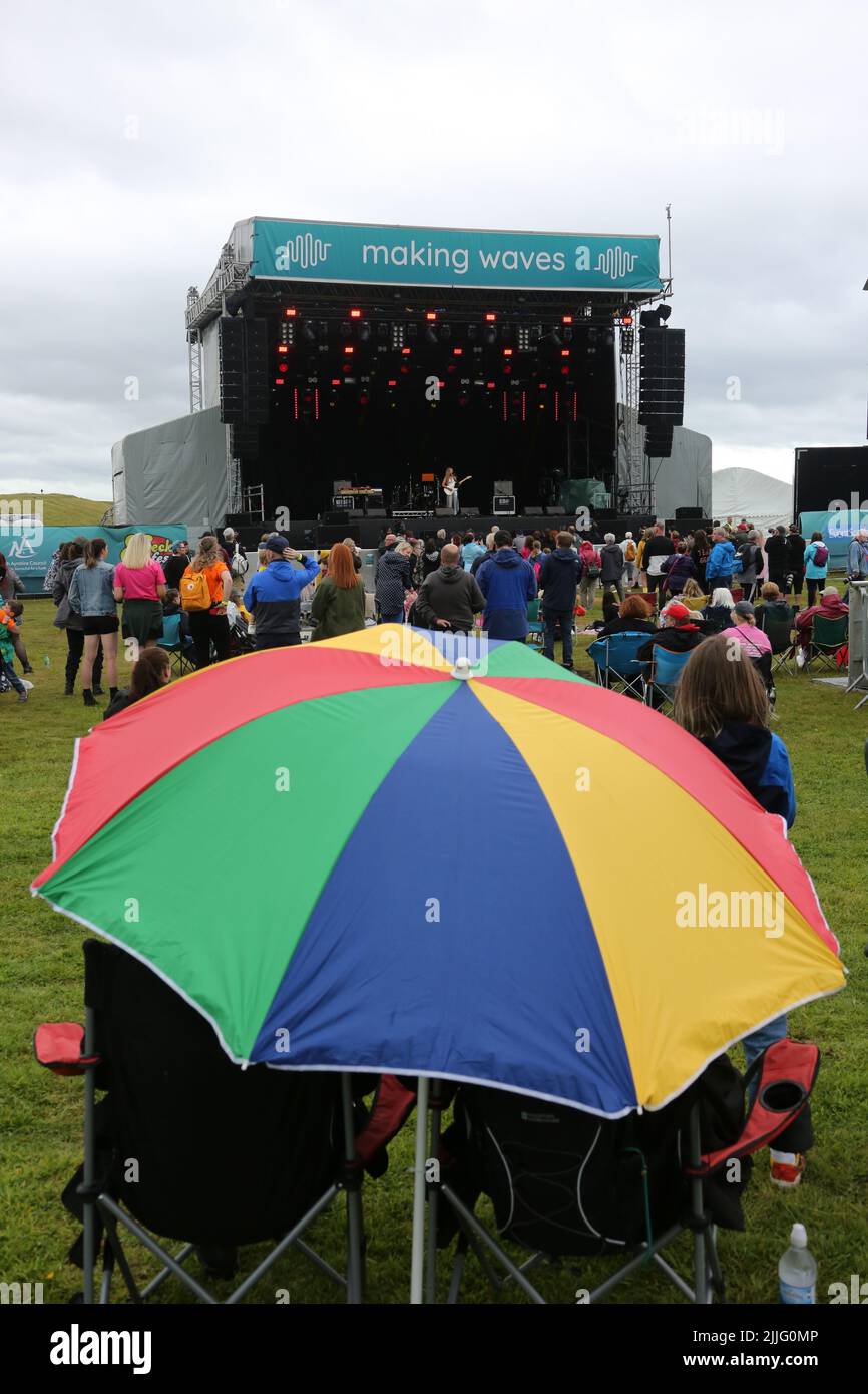 Irvine, Ayrshire, Scotland, UK. The first inaugral concert Making Waves ...