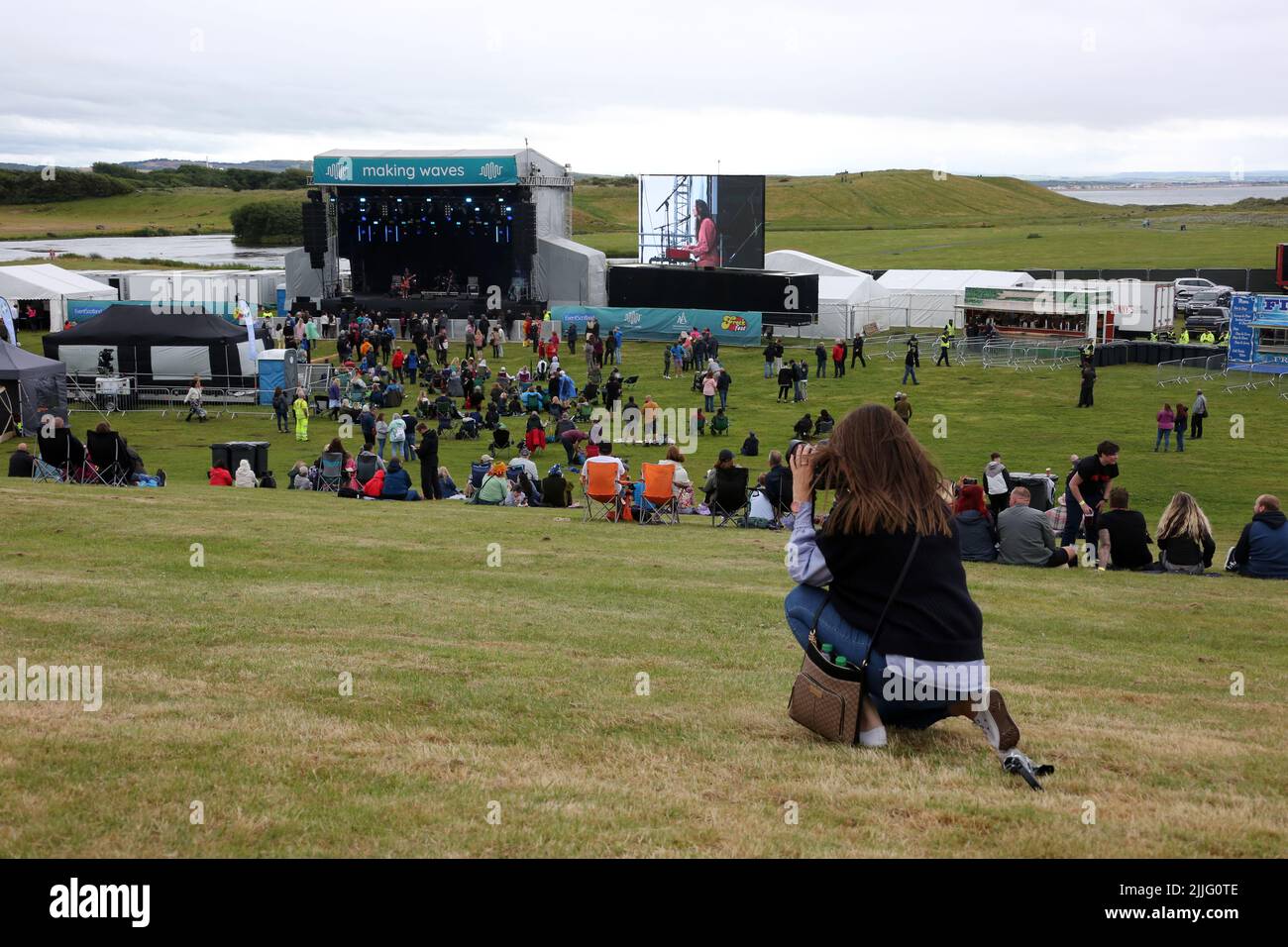 Irvine, Ayrshire, Scotland, UK. The first inaugral concert Making Waves ...