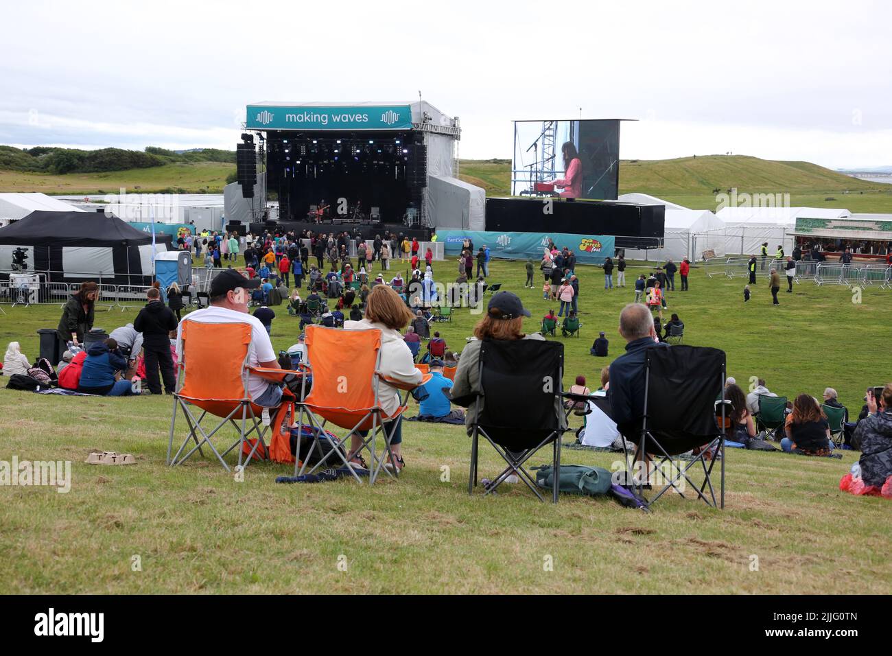Irvine, Ayrshire, Scotland, UK. The first inaugral concert Making Waves ...